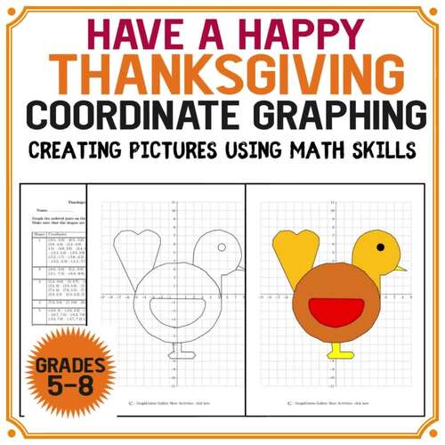 Thanksgiving Hidden Pictures Creating Pictures Using Coordinate ...