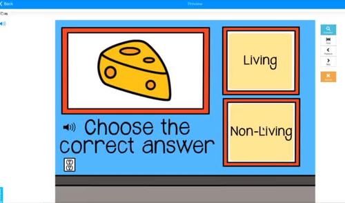 Living and Non-Living Boom Cards™Digital Task Cards. Perfect for Centers!