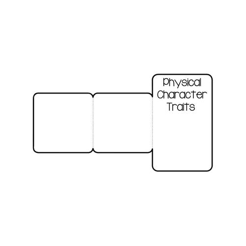 Reading Interactive Notebook Template- Character Traits | TPT