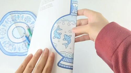 Chinese New Year Craft Asian American Heritage Drawing Blue White ...