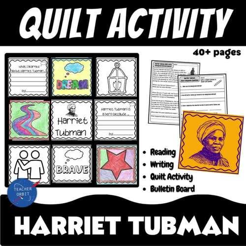 Harriet Tubman Collaborative Quilt Black History Women's History Month ...