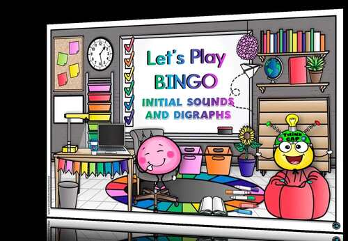 Bingo Cards- Complete set for initial sounds and Digraphs- | TPT