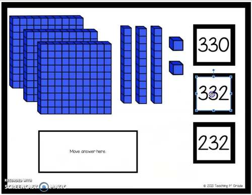 Hundreds, Tens & Ones Base 10 Block Google Slides Activity | TPT