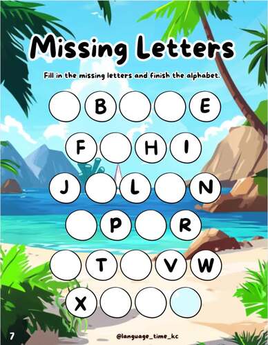 summer Pirate Adventure digital 2 grade esl first day at school activity