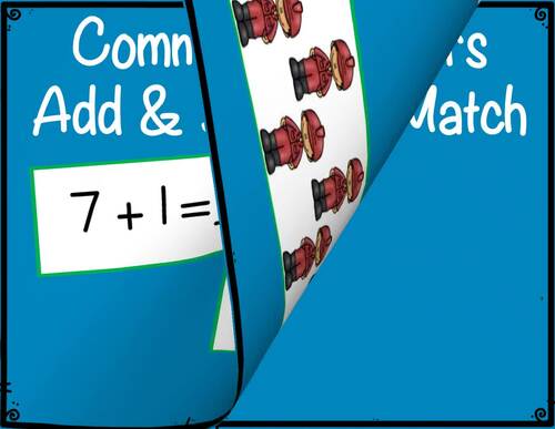 Community Helpers Addition & Subtraction 0-10 Number Sentence Match