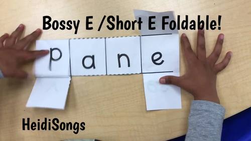 Bossy E (Final E) - Long Vowel vs Short Vowel A, E, I, O, U BUNDLE ...