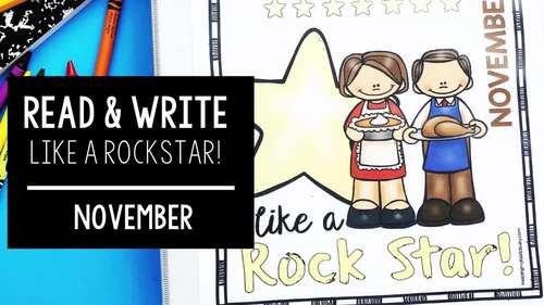 Reading and Writing in Kindergarten - November - Thanksgiving ...