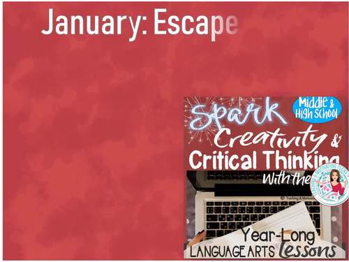 Spark Creativity and Critical Thinking Every Month | Language Arts Bundle