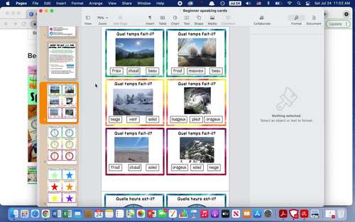 Beginner French Speaking Cards, Task Cards by Limitless Language Resources