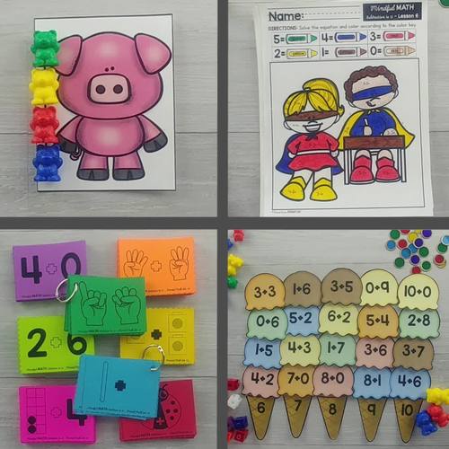 Kindergarten & 1st Grade Guided Math Year Long Curriculum, Lessons ...