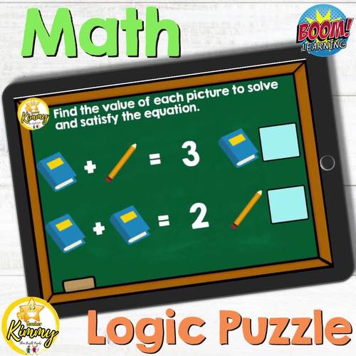 Back to School Math Logic Puzzles Addition by Teacher Kimmy | TPT
