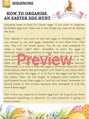 Spring Easter Activities Reading Comprehension Passages Writing | TpT