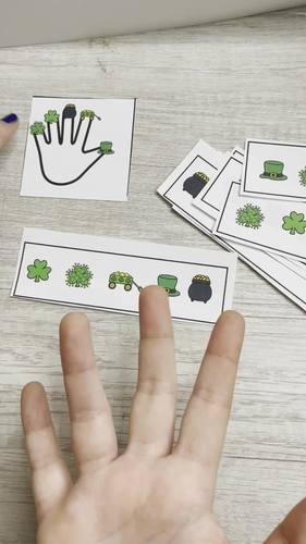 St. Patrick's Day OT Fine Motor Visual Scanning Warm Up Finger Isolation