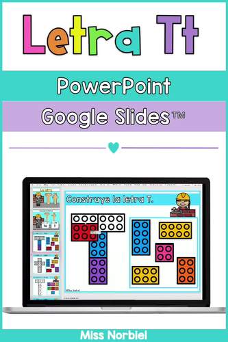 Letra T para Google Slides™ | Alphabet activities in Spanish Letra de ...