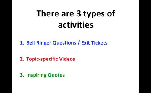 Climate Change - Bell Ringers, Class Warm-Ups, and Exit Tickets | TPT