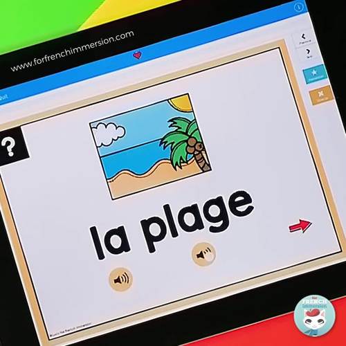 French Reader Activity Book 10 LEVEL AA: Summer | French Boom Cards