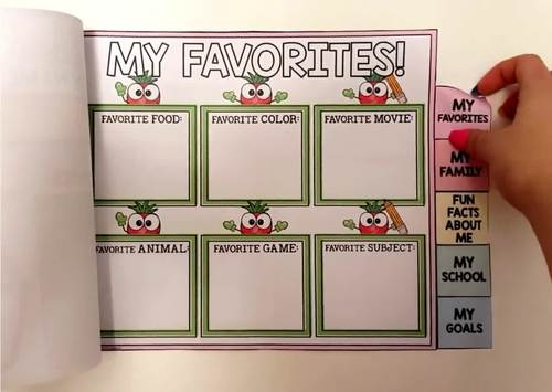 All About Me Book | Digital & Printable | Back To School | TPT