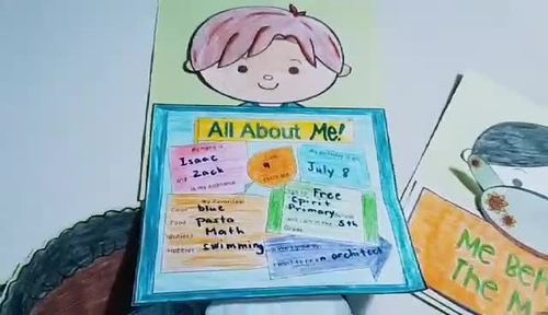 Me Behind The Mask (All About Me) ELA Foldable by It's Teacher L