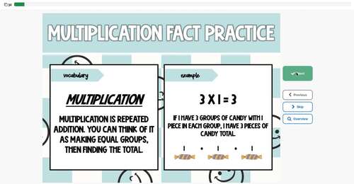 Multiplication Fact Practice Boom Cards // 0s, 1s, and 2s ...
