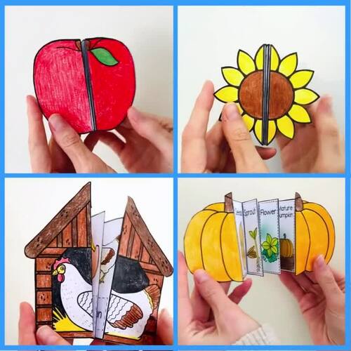 11 Plant animal insect life cycles sequencing activities cut and paste ...