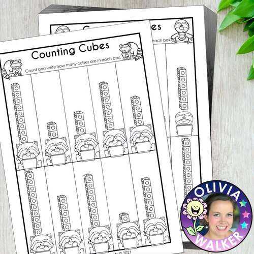 Snap Cube Math 1 - 10 addition subtraction numbers unifix linking cubes