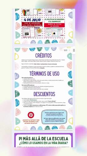 Dia de Pi Lectura | Pi Day Spanish Reading Comprehension Real-World ...