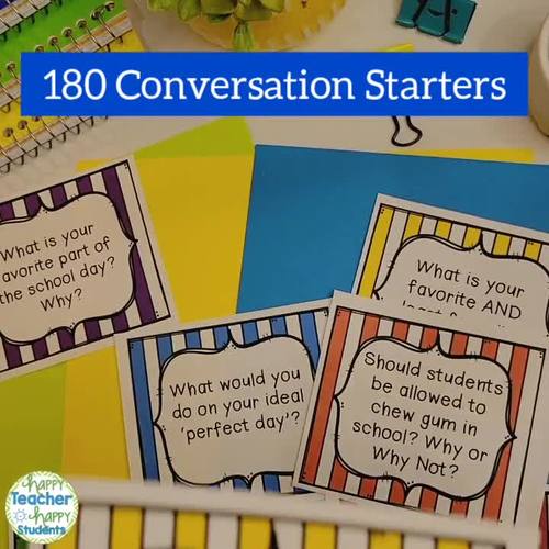 180 Conversation Starters Questions: Daily Morning Meeting Questions of ...