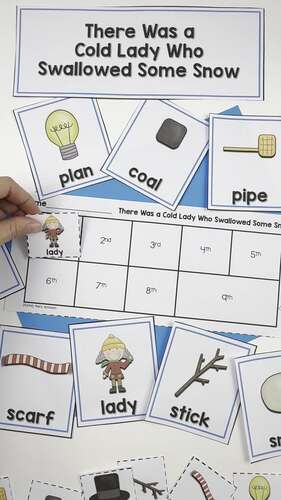 There Was a Cold Lady Who Swallowed Some Snow Activities Sequencing ...