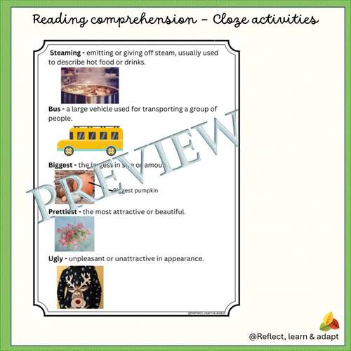 Froggy picks a pumpkin - Reading Comprehension Adaptive Unit | TPT