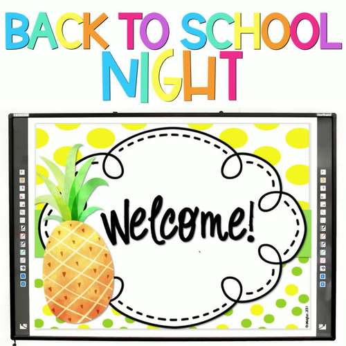 Back to School Night PowerPoint Templates Open House Curriculum Night ...