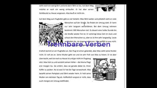 German Reading Text - Deutsch - Lesetext by LB Languages | TPT