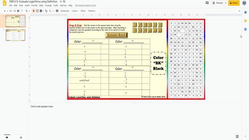 EMOJI - Evaluate Logarithms (Using definition) by Never Give Up on Math