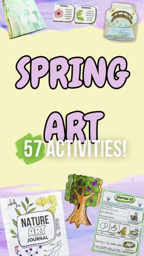 Spring Nature Art Activities for 3rd/4th Grade: Independent Crafts and ...