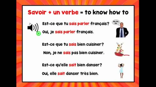 Savoir vs Connaître Boom Cards, French Digital Flashcards, Boom Cards ...