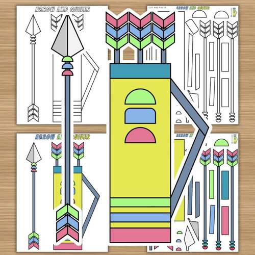 Arrow and Quiver Craft Activity | Build-Your-Own Arrow and Quiver | Art ...