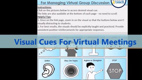 Visual Cues for Virtual Meetings: Pragmatic Language Online by speech2teach