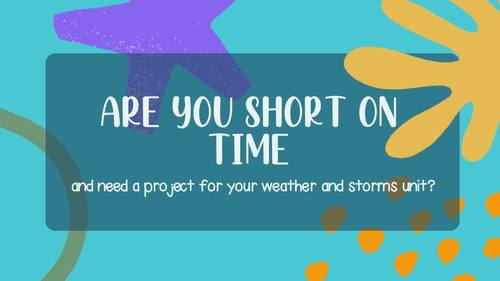 Severe Weather Brochure Project - Earth Day by Aloha Monday Teaching