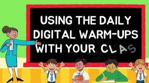 Middle School Daily Warm Ups Brain Breaks Activity January Winter -Did ...