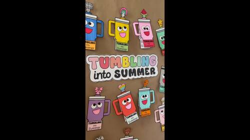 Summer Bucket List Craft Bulletin Board Writing Craft Ideas End Of Year