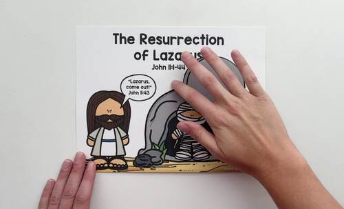 The Resurrection of Lazarus Bible Craft, Sunday School Craft | TPT