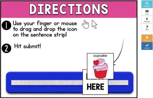 I See Valentine's Day - Sentence Building (Clipart Only) by Katie ...