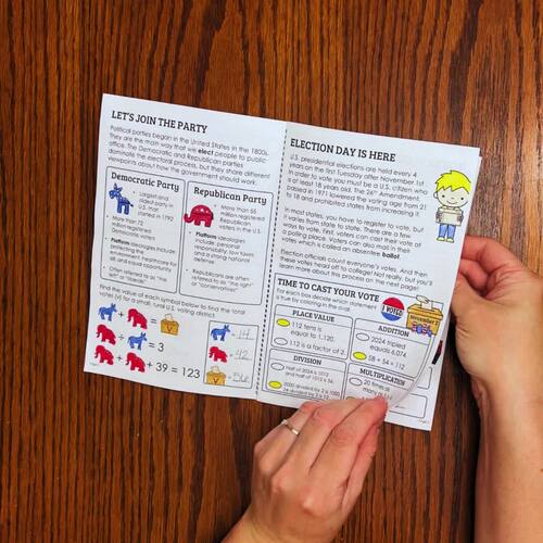 Election 2024 Activities Booklet UNBIASED NO NAMES Election ZERO PREP