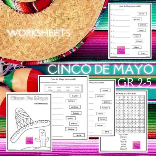 Cinco de Mayo Worksheets by Innovative Teacher | TPT