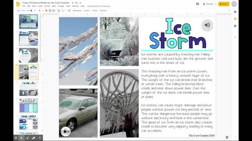 Winter Weather Lesson Plans - Digital or Print Winter Snow Activities