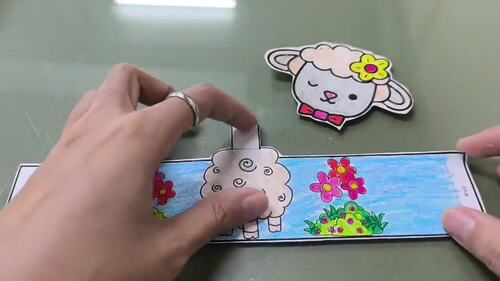 3D Sheep Headband Hat Paper Crown Craft | Farm Animal Hat Activity | Spring
