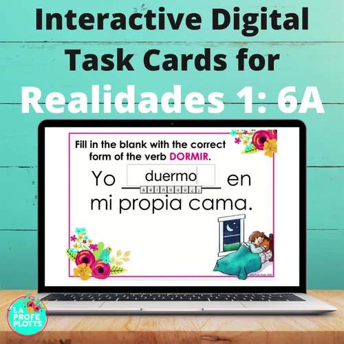 Realidades Auténtico 1 Chapter 6A Spanish Boom Cards Spanish Digital ...