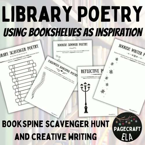 Library Poetry | Bookshelf and Bookspine Inspiration | Creative ...