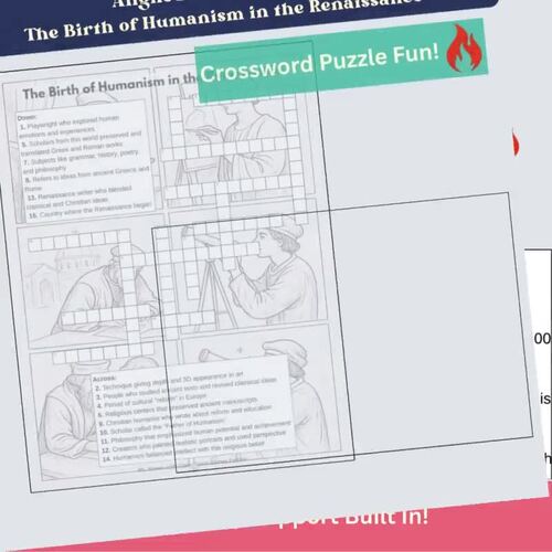 Renaissance & Humanism Rebirth of Knowledge Puzzle Pack — HSS 7.8.1