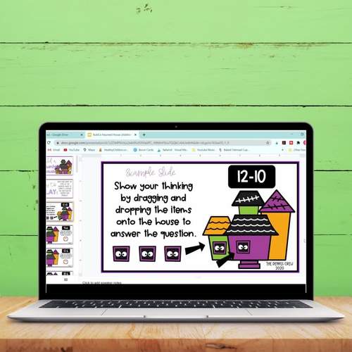 Build a Haunted House: Additon and Subtraction Google Slides Activity