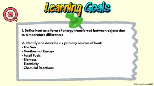 Heat Energy Slide Show and Student Work: Grade 7 Ontario Science